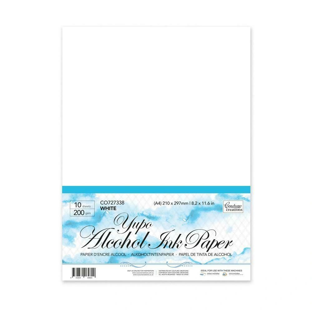 Yupo Alcohol Ink Synthetic Paper A4 White - 10 Sheets 200g